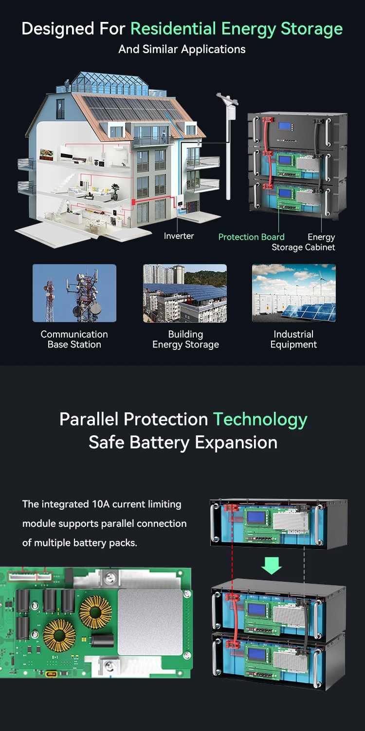 Exliporc Lifepo4 BMS - Smart Protection Board for Energy Storage
