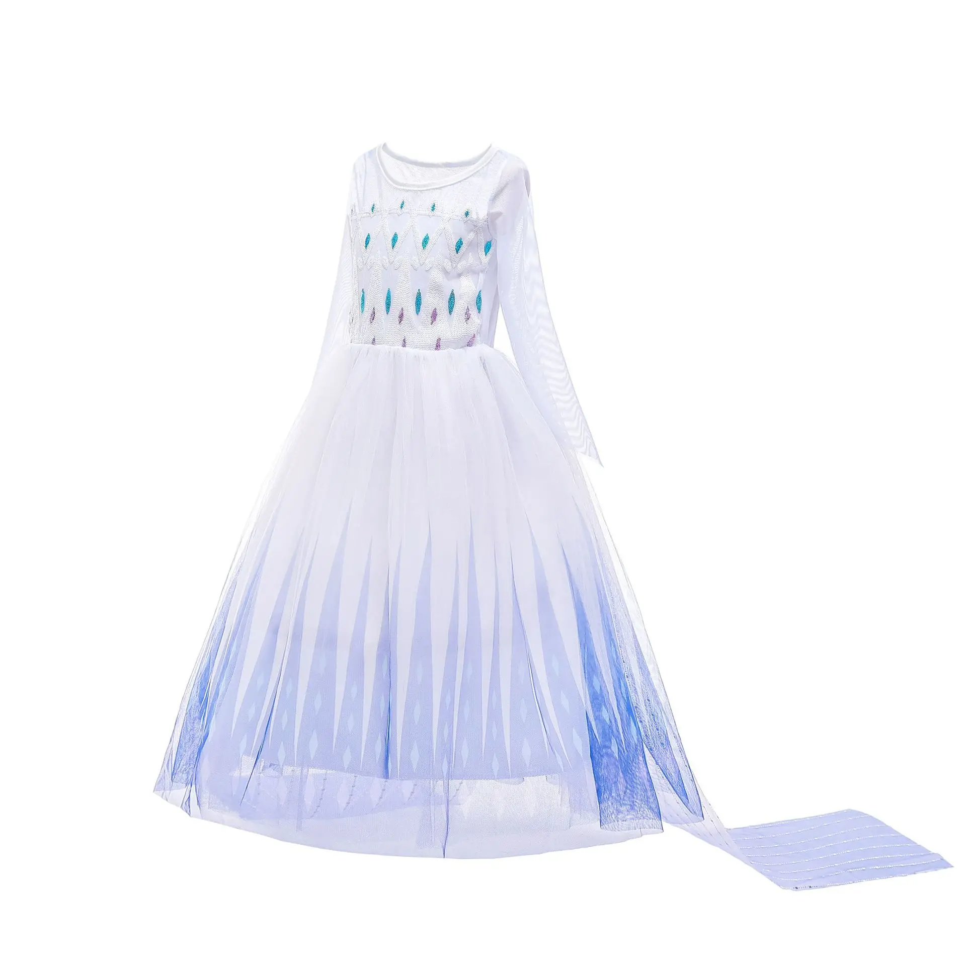 Princess Elsa Dress Frozen 2 Girls Aisha Dress Summer Kids Skirt ...