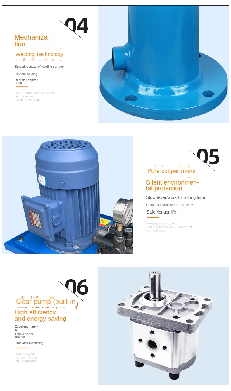 Hydraulic Pump Station 380v 20 Ton Cylinder Manual Valve Press Baler ...