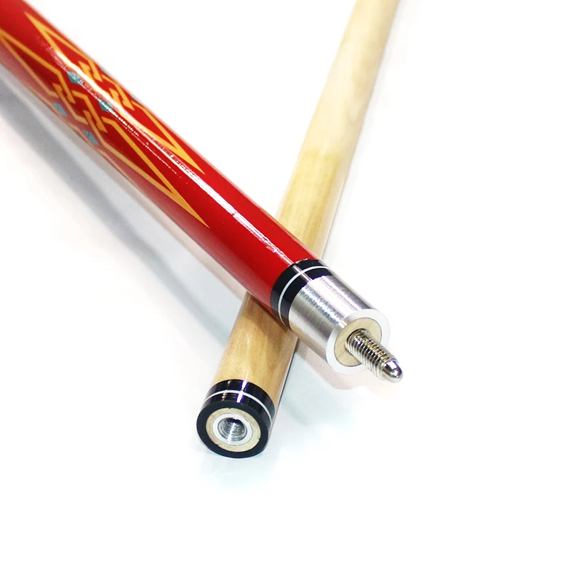 New Design Diamond Cue Maple Wood Billiard Pool Cue 1/2 Center Joint ...