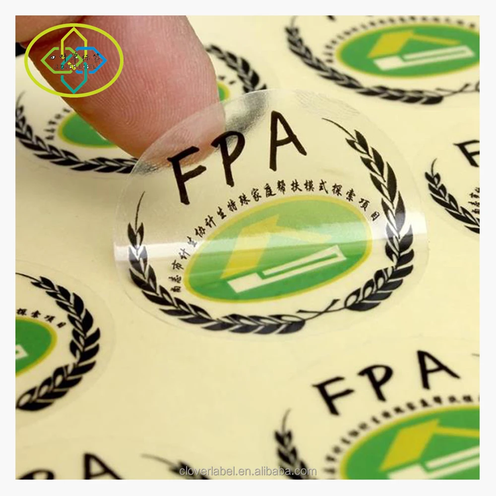 Custom die cut logo sticker transparent sticker clear sticker| Alibaba.com