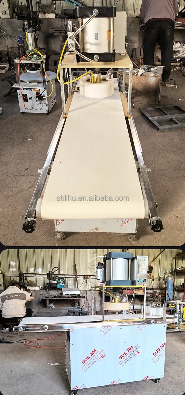 Industrial Pizza Dough Stretching Machine Pizza Roller Machine Dough ...