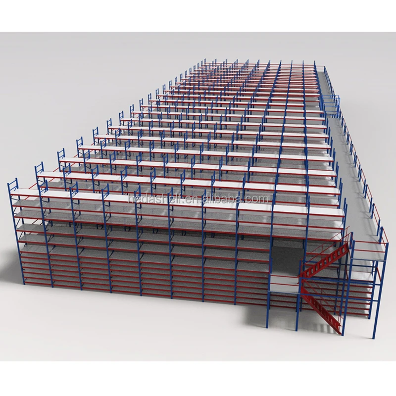 Pallet Rack Supported Mezzanine Racking System for Warehouses