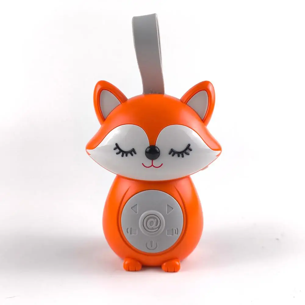 Portable Music Box Lullaby Toy With Silicone Strap White Noise Machine ...