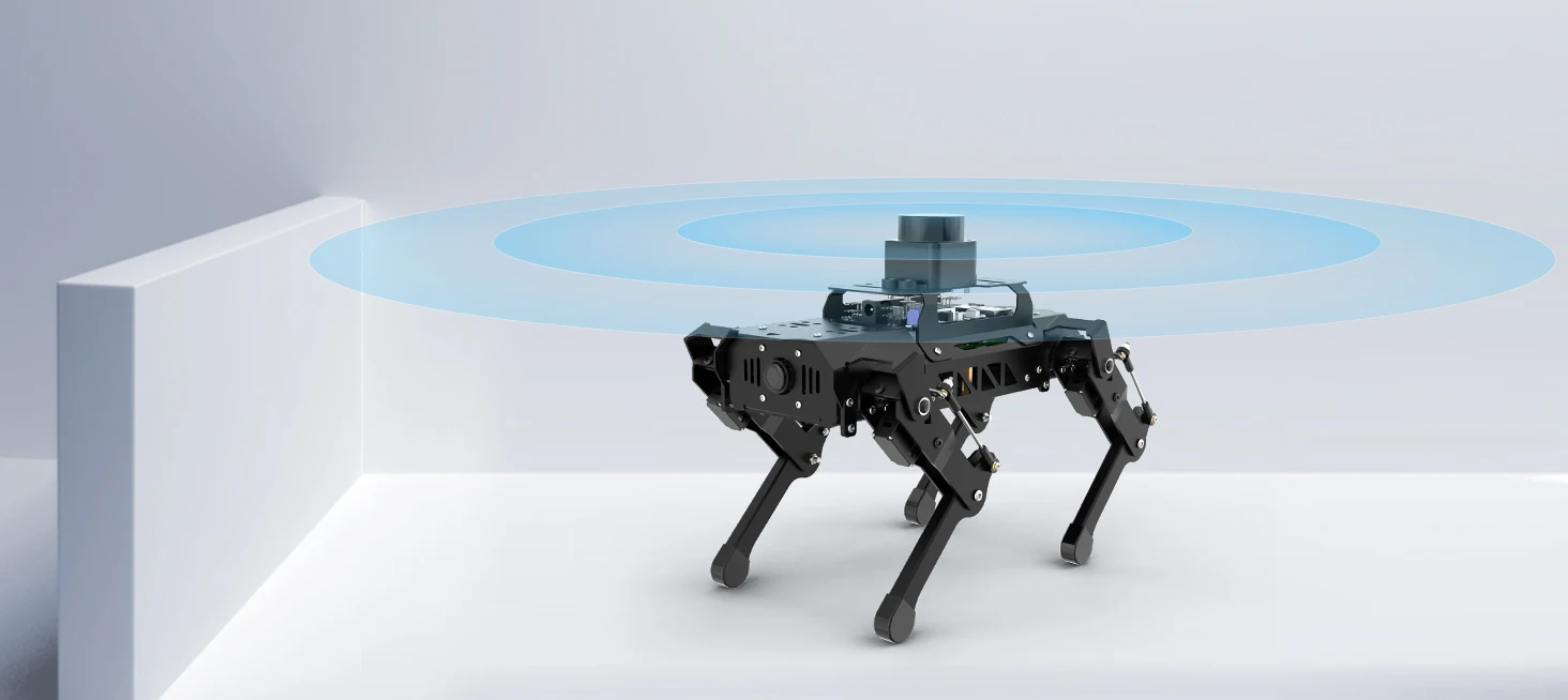 Hiwonder Puppypi Pro Ros Raspberry Pi Small Robot Dog Ai Lida ...