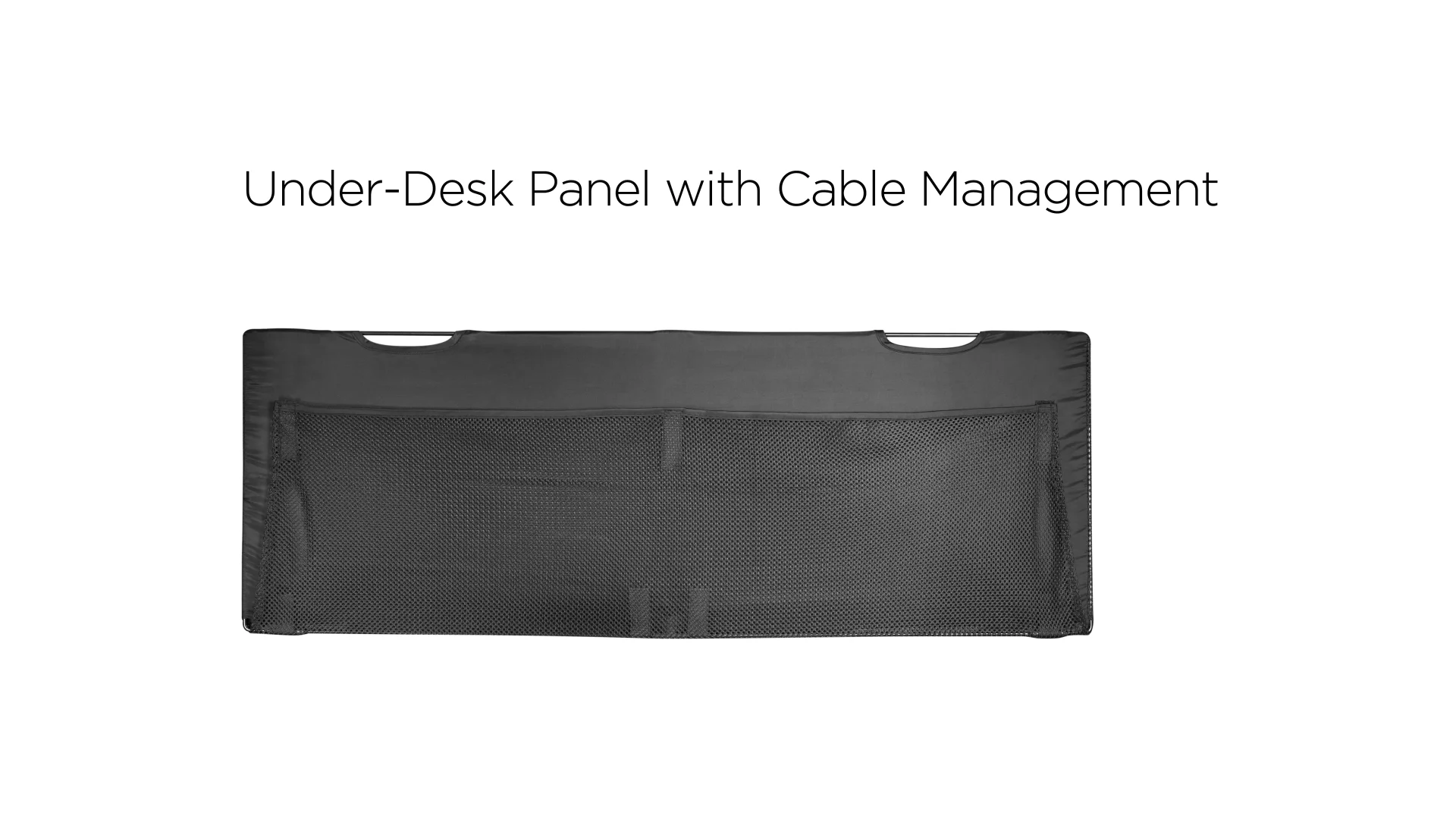 Cc12-2 Under Desk Privacy Panel With Cable Management Organizer Sleeve ...