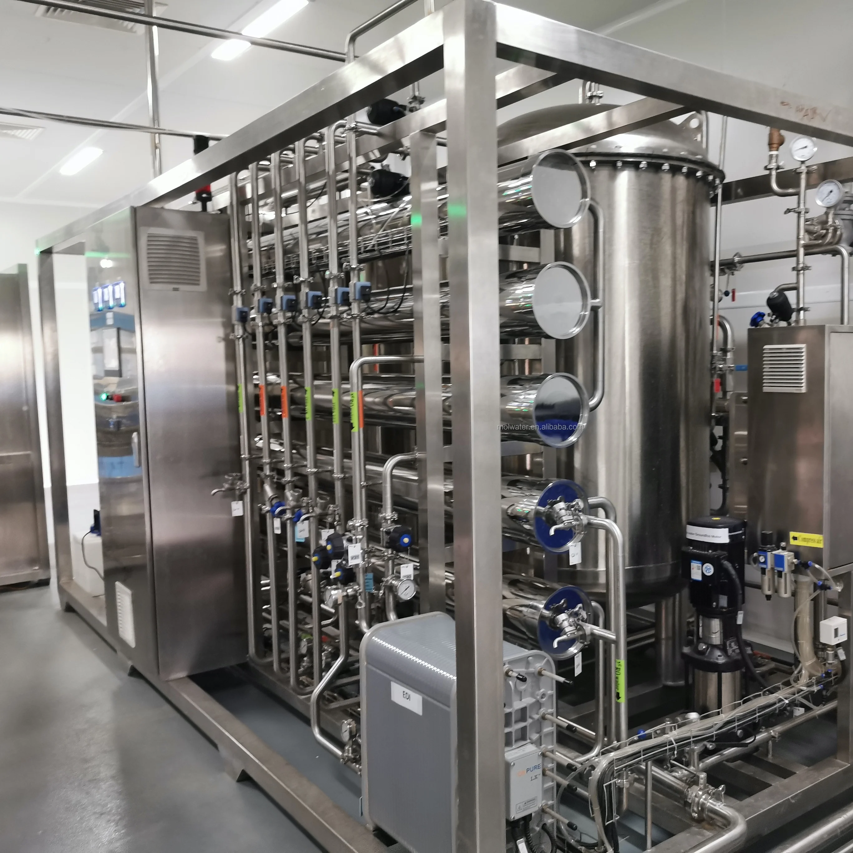 EP/USP Purified Water Treatment Water For Injection Distiller PSG ...