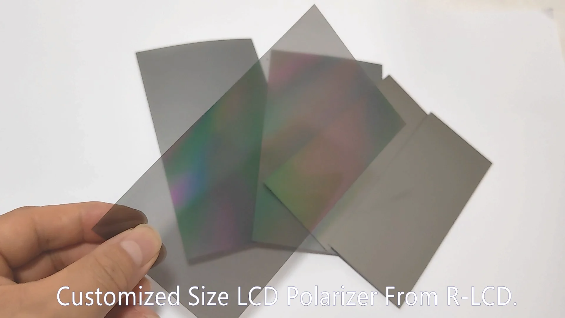 Custom Size Polarizer Monitor Screen Polarize Lcd Instrument Display Film Reflective Transparent ...