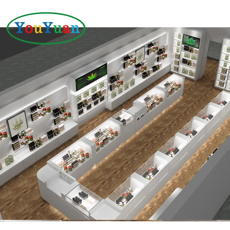 Custom Store Display Smoke Design Show Case Displays For Smoke Shop ...