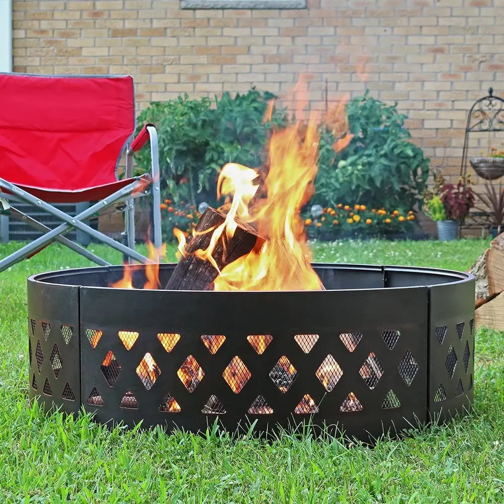 Outdoor Metal Steel Campfire Fire Ring - Buy Fire Pit Ring,Campfire ...