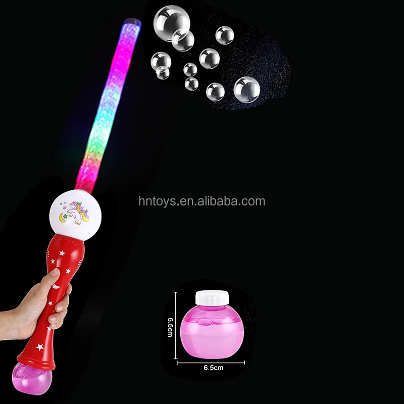 Customized Halloween Part Toys Electric Led Flashing Light Bubble Magic ...