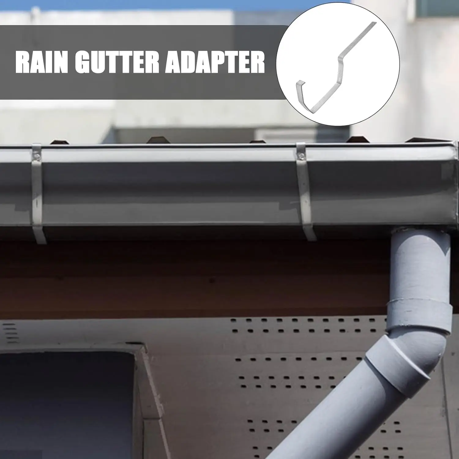 Universal Building Aluminum Wide Mouth Design Gutter Hidden Hanger ...