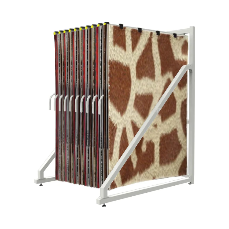 Modern Metal Hanging Carpet Display Rack,Carpet Showroom Rug Display ...
