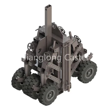 15 Tons Duty Hydraulic Lift Casters System Fit Into The Iso Corner ...