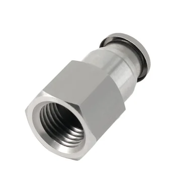 Pcf One Touch Fitting Stainless Steel Pneumatic Fittings Insertion ...