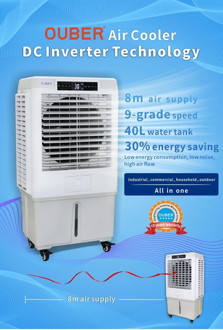 OUBER Air Cooler 2022 - Efficient Portable Cooling Solution