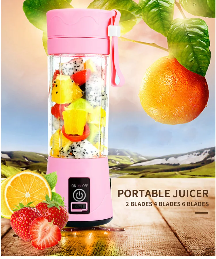 USB Juicer Cup - Portable Chargeable Blender for Smoothies