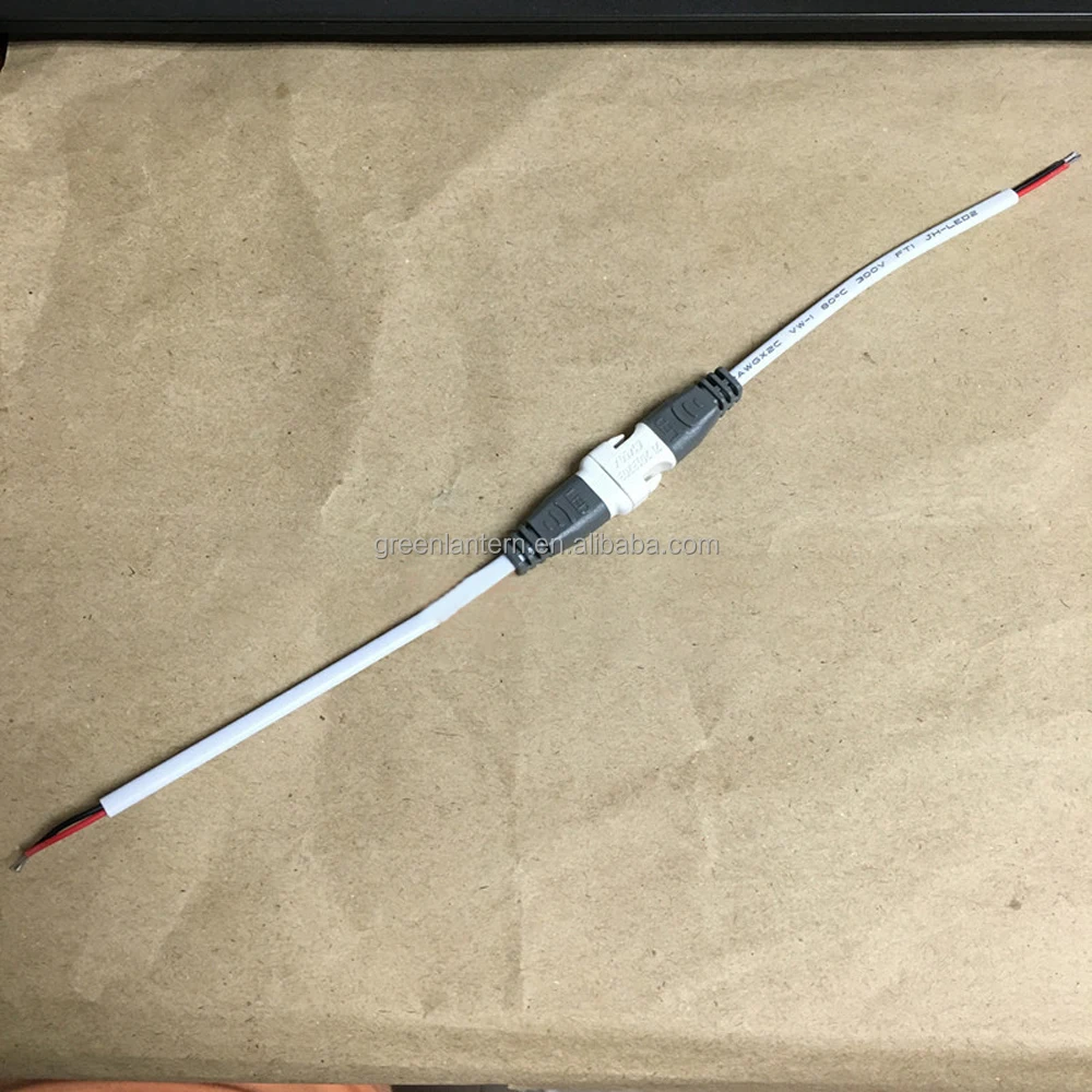 High Quality Led Waterproof Dc Electric Male Female 2 Cores Power Cord ...