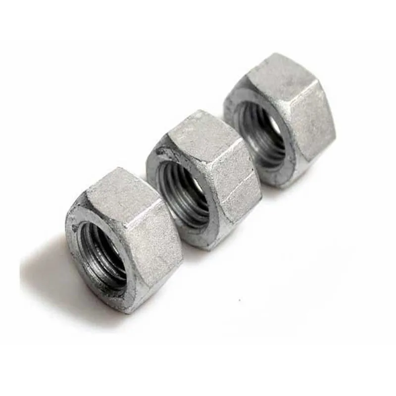 M6 ASTM B7 B7M A325 A307 Steel Dacromet HDG Hex Nut DIN934