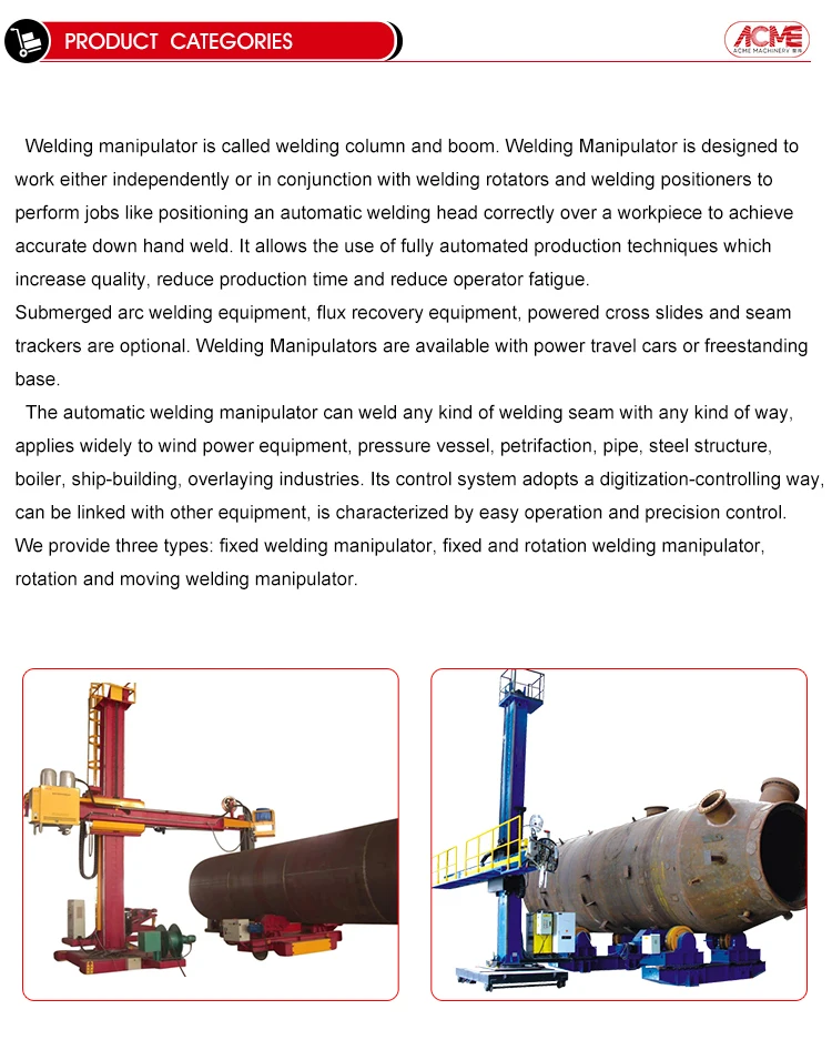 Welding Manipulator Manual Arm Manipulator Welding Positioner - Buy ...