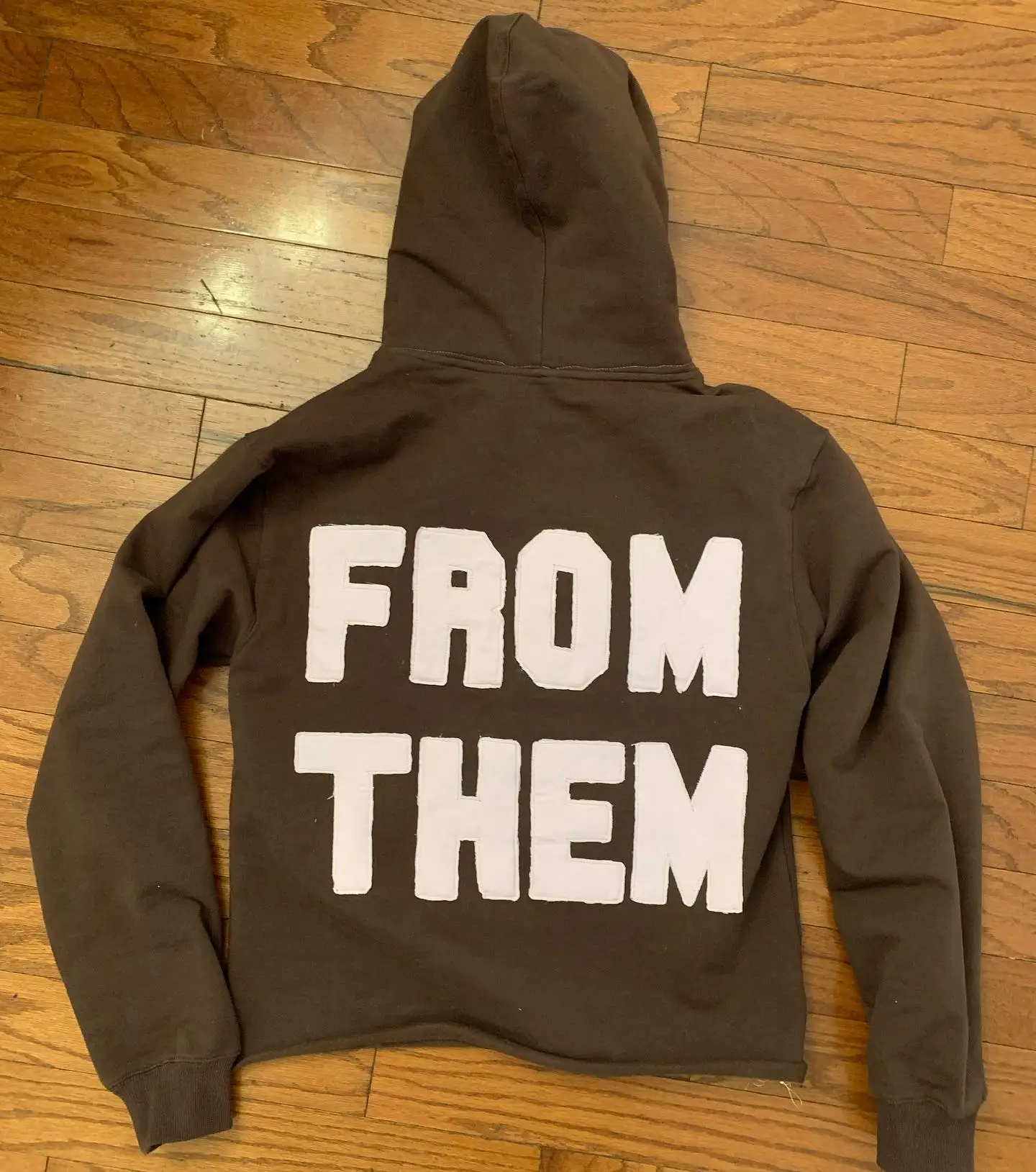 Streetwear Custom Raw Hem Distressed Patch Embroidery Applique Hoodies ...