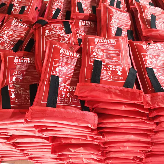 Certificated Fire Retard Emergency Fire Blanket Kitchen 1M X 1M ...