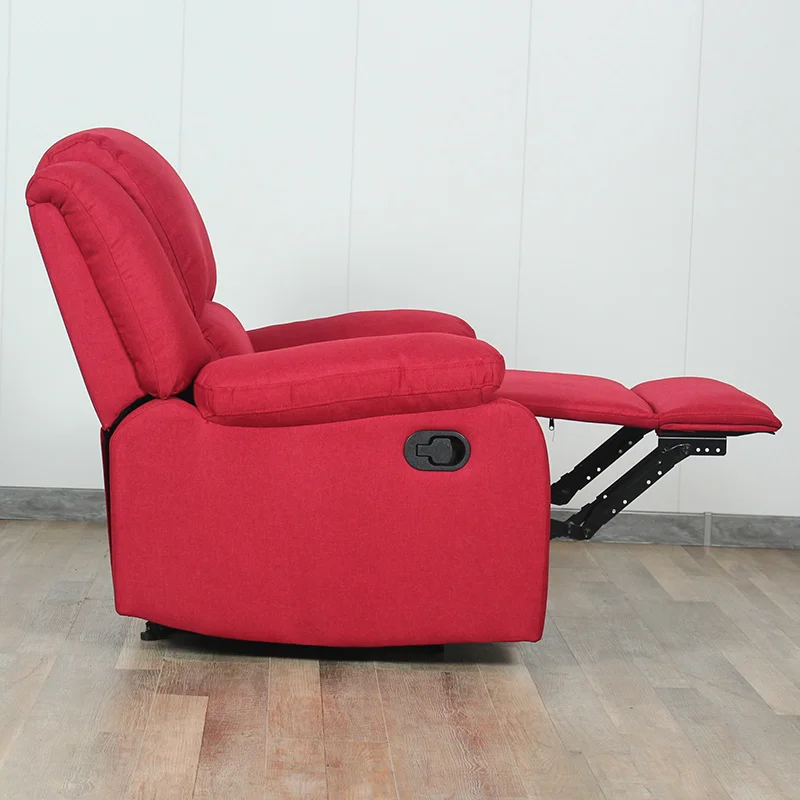 Red Fabric Recliner Chair at Edward Stenhouse blog