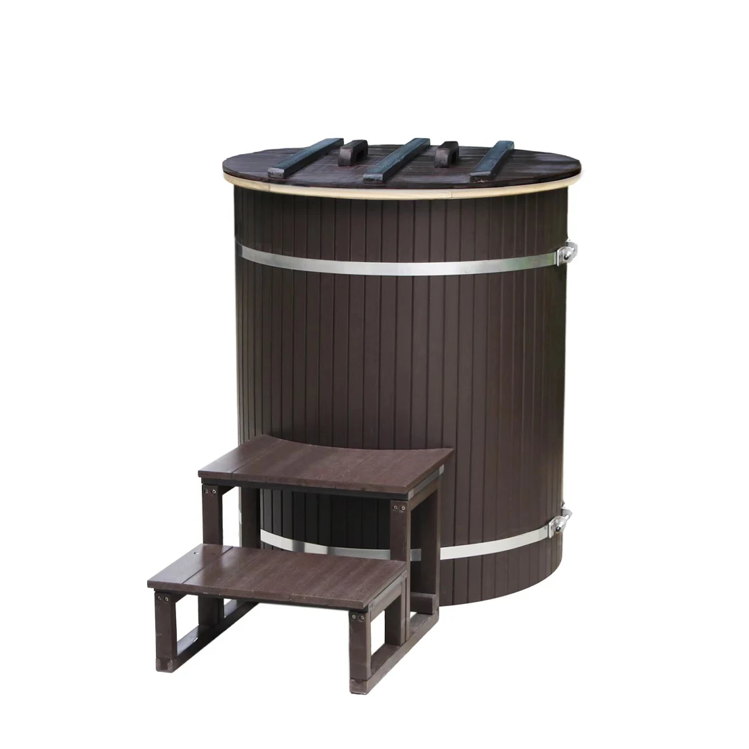 Portable Wooden Ice Bath Electric Large Machine Tub Ice Pool For ...