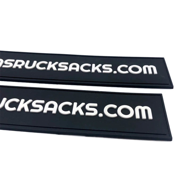 Custom Embossed 3D Rubber Logo Patches - Durable & Versatile