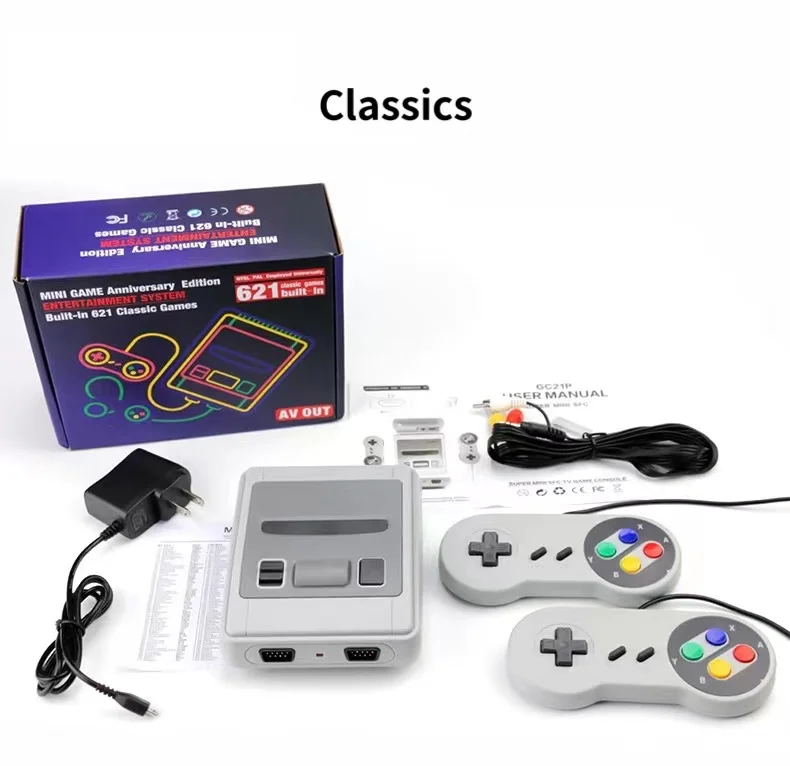 Snes Super Classic Mini Entertainment System 21 Games For Nintendo Game ...