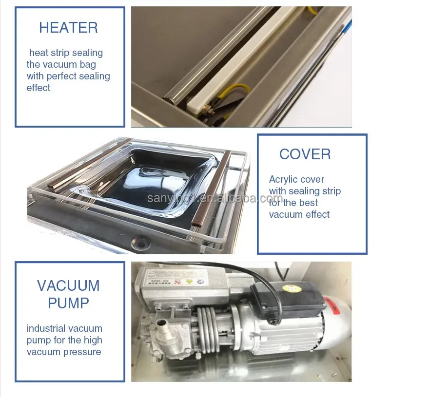 DZ-400 Commercial Semi Automatic Fruit Vacuum Packaging Machine