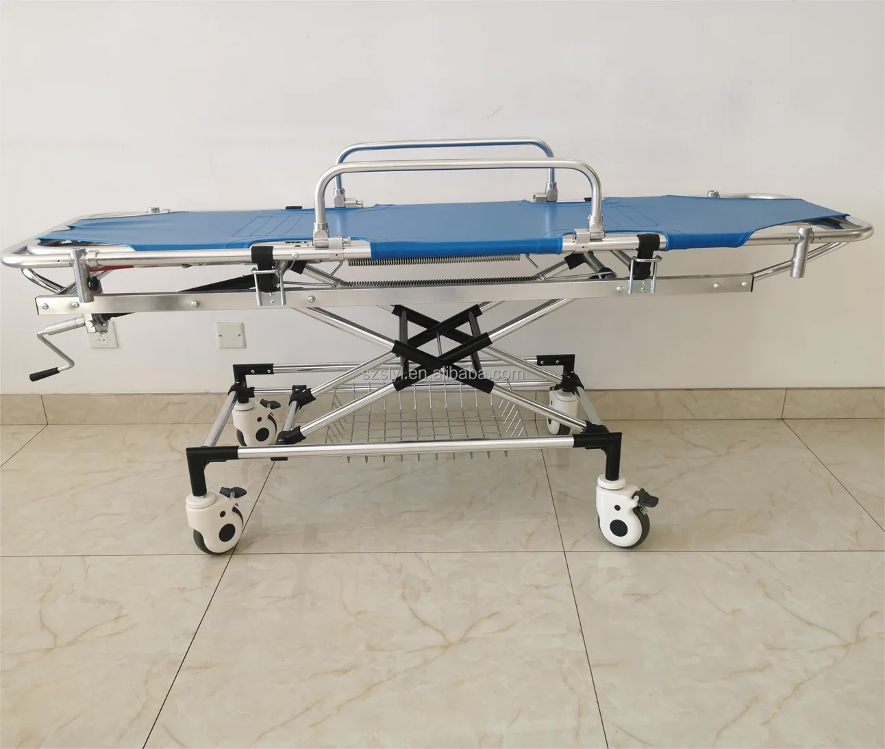 Manual Hospital Trolley Patient Transfer Trolley And Transportation ...