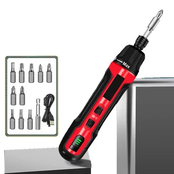 Portable Rechargeable Mini Cordless Electric Screwdriver Set Power ...