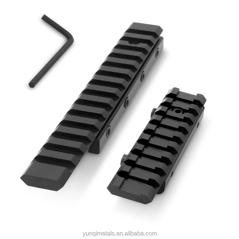 Aluminum Alloy Scope Mounting Brackets 155mm Extension Base 11mm To ...