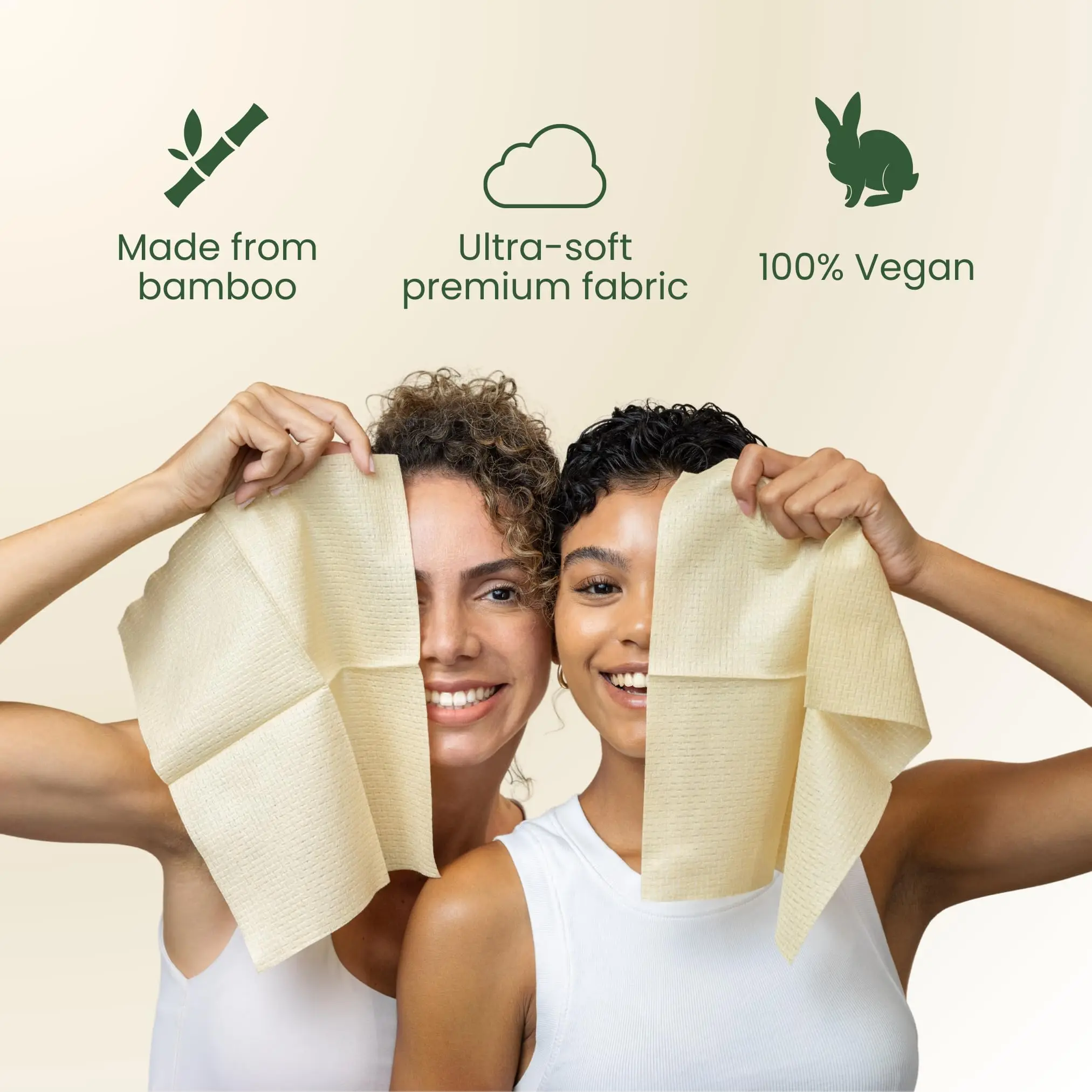 Luxurious Silky Bamboo Viscose Face Cloths for Cleansing