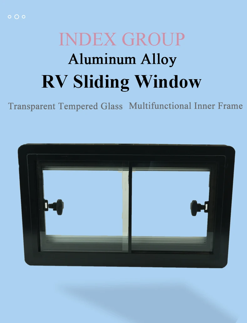 Rv Window 800x500mm Rv Accessories Motorhome Sliding Window Made Of