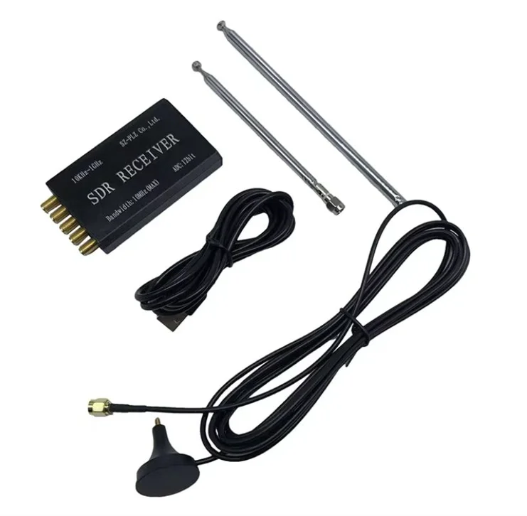 Black SDR Receiver - Portable, Rechargeable, and Versatile