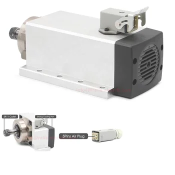 1,5kw 24000rpm Spindel Motor Bldc Er11 Air Cooled Spindle Motor Flange ...