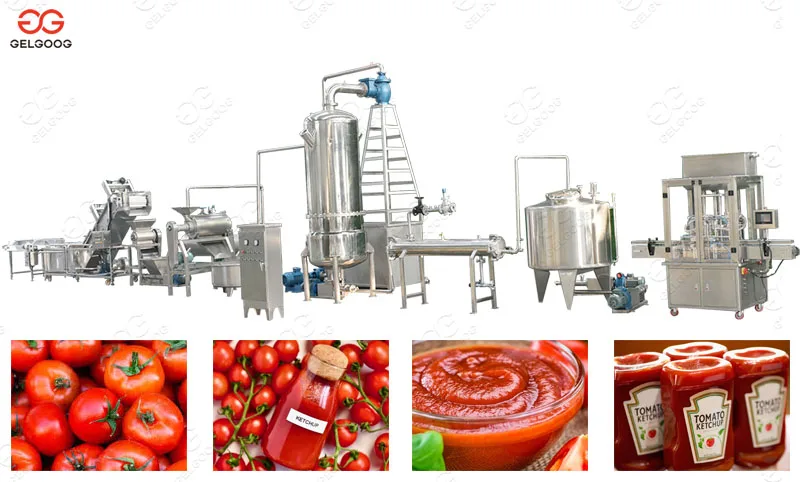 Full Automatic Tomato Paste Making Machine - 300kg/h