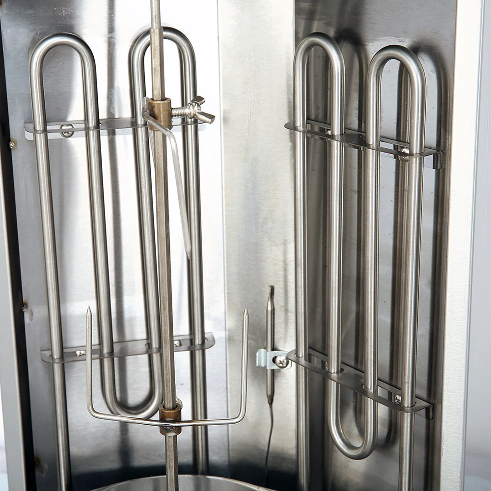 Counter Top Commercial Lpg Mini Kebab Machine Adjustable 2 Burner Mini ...