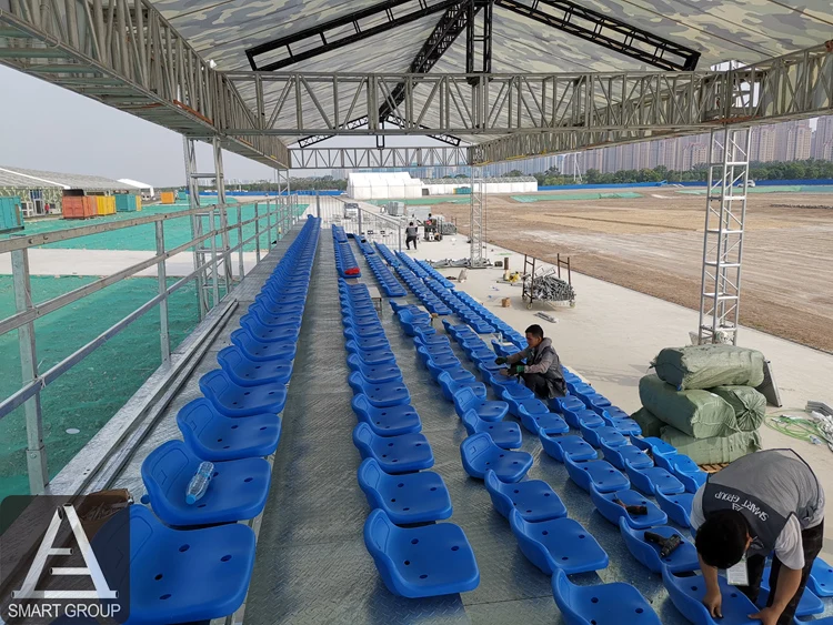 6 Rows Scaffolding Grandstand - Durable & Versatile Seats