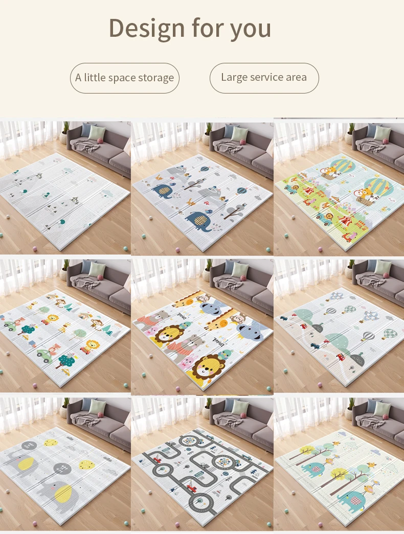 Custom Playmat Xpe Foam Corral Ddidactico Crawling Floor Large Kids ...