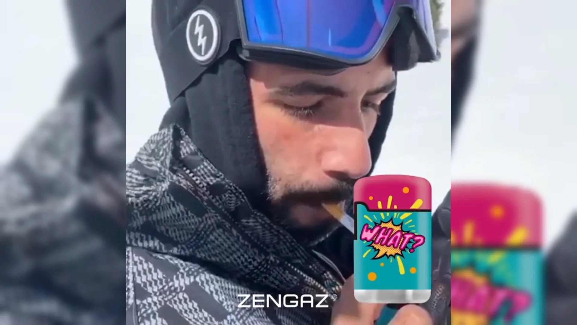 Zengaz Zl-3 Glow Butane Gas Blue Flame Tobacco Glow In The Dark ...