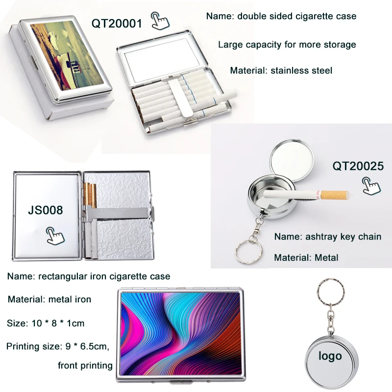 Custom Cigarette Box - Sublimation Blank Double-Sided Cases