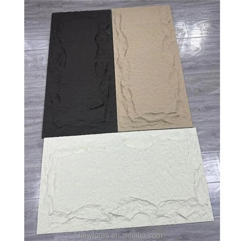 Block Wallpaper Fireproof Faux Wall Polyurethane Pu Culture Stone Panel ...