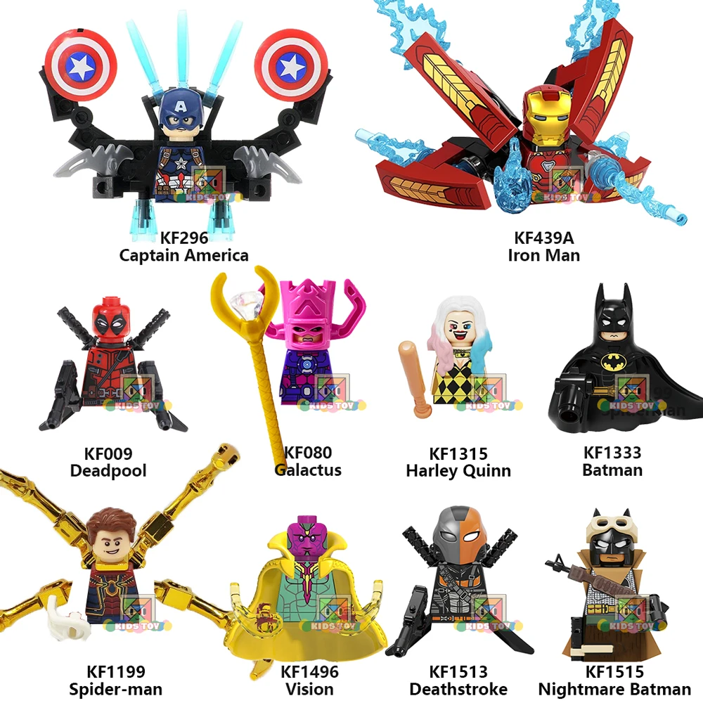 Super Heroes Movie Dead Iron Spider Thor Mk Venom Pool Man Mini Action ...