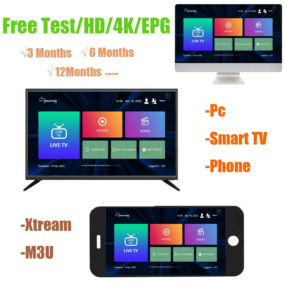 4k M3u Iptv Subscription 12 Months For Android Tv Box And Smart Tv Box Televisionsxxx Set-top ...