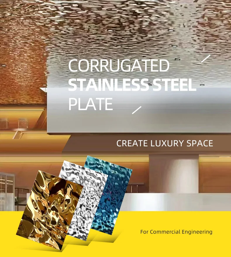 Decoration Dimple Stamped Metal Stainless Steel Sheet 201 304 316 430 ...