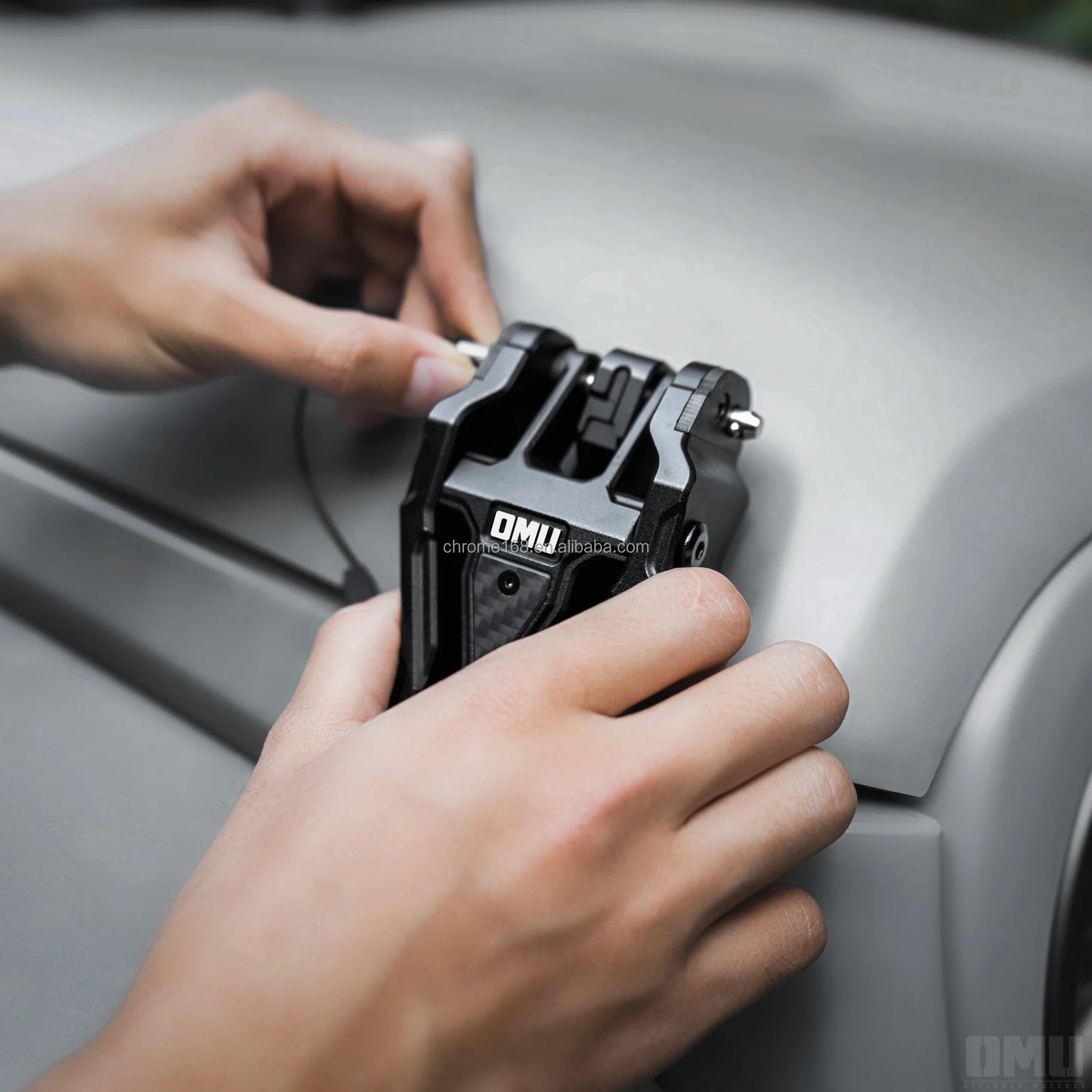 Omu Genesis Series Aluminum Hood Catch Lock Kits For Jeep Wrangler Jk ...