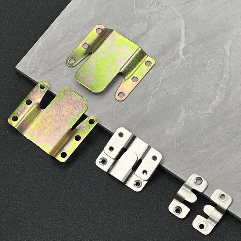 Furniture Iron Universal Sectional Sofa Bed Connector Bracket Hardware ...